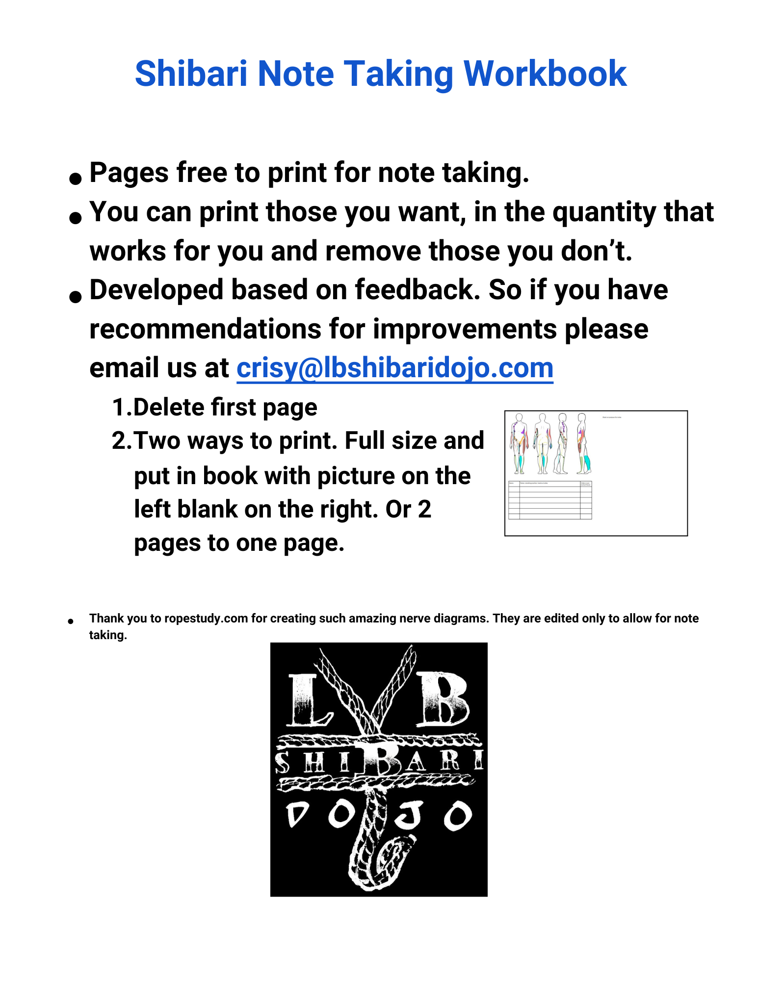 Class Resources – LB Shibari Dojo